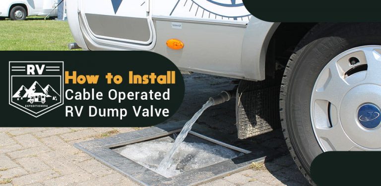 How To Install A Cable Operated RV Dump Valve - RV Expeditioners